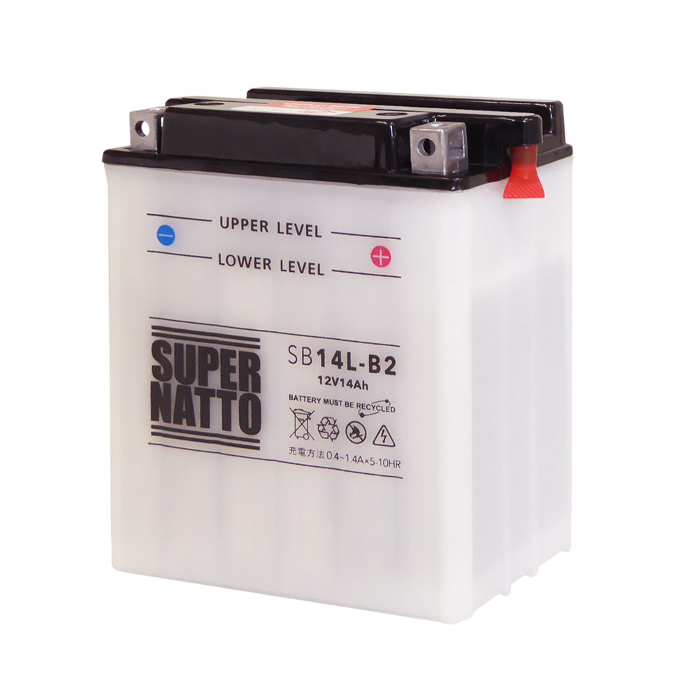 スーパーナット SB14L-B2 （開放型） バイク用バッテリー – バッテリーストアドットコム